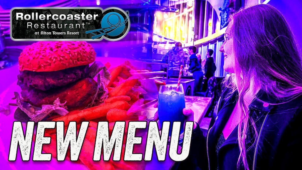 NEW Menu at Rollercoaster Restaurant Alton Towers - YouTube