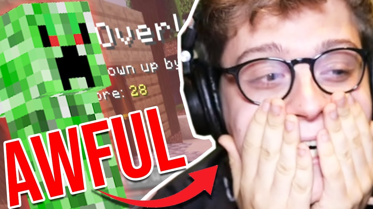 Minecraft Hardcore But I'm Bad at Minecraft - YouTube