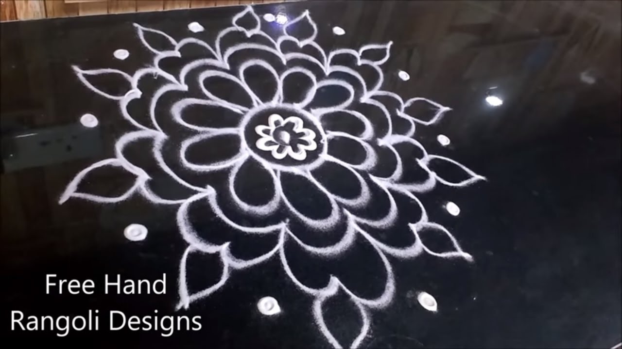 easy muggulu without dots | easy rangoli designs without dots | free ...