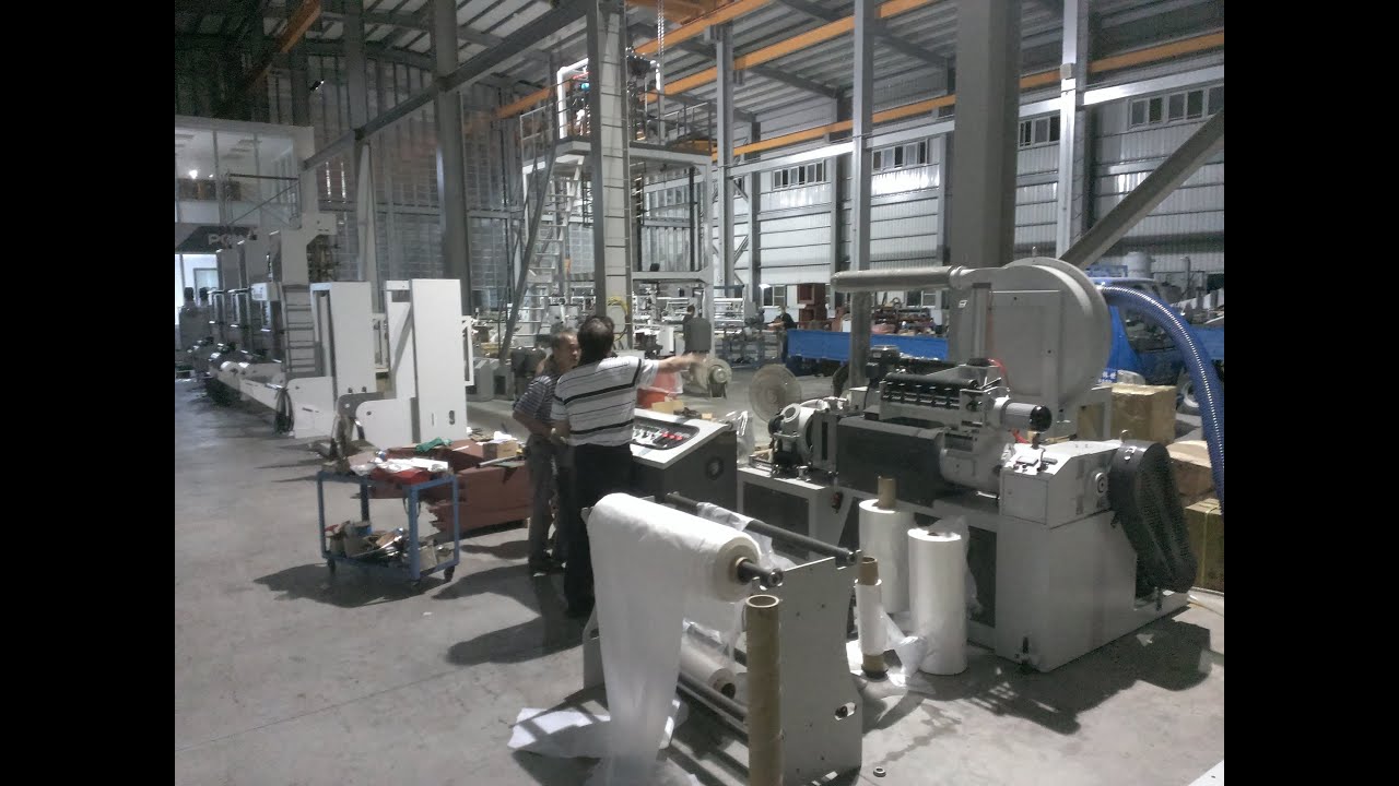 Open plastic recycling factory - YouTube