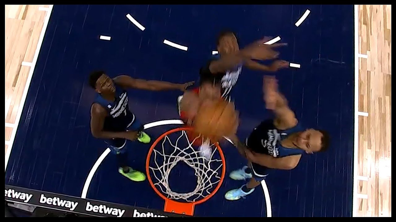 Scottie Barnes Dunks OVER 3x Wolves Players - Raptors vs Wolves | 1/19 ...