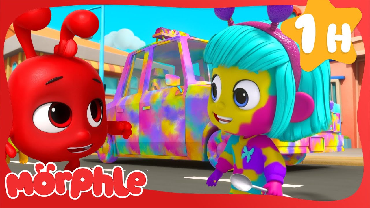 Painting With Morphle + More | Moonbug Kids - Girl Power Fun Time ...