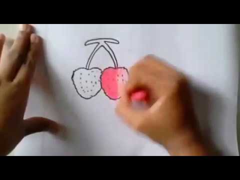 How to draw Lychee - YouTube