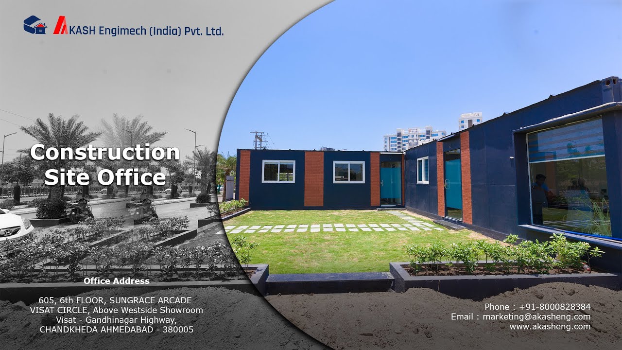 Portable Office Container By Akash Engimech ( I ) Pvt Ltd. - YouTube
