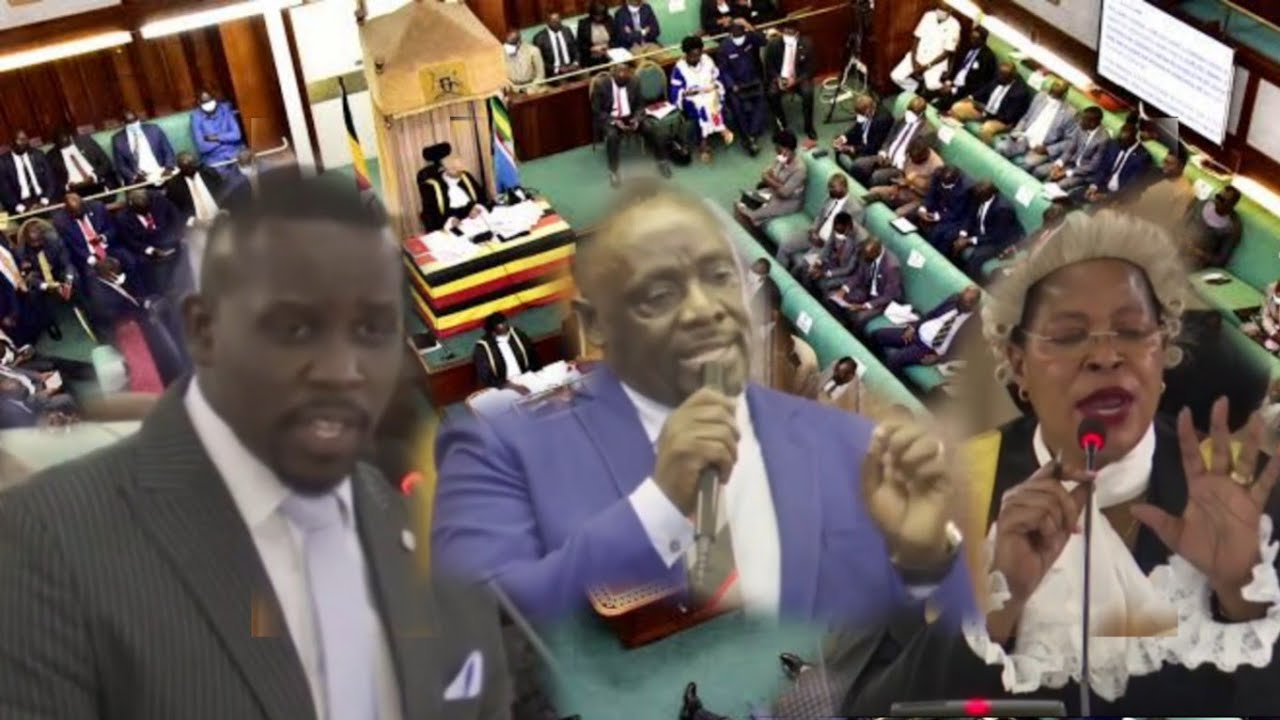 Geofrey Lutaya & Opposition members riot in parliament wanting to stop ...
