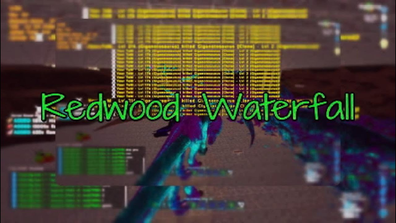 Wiping Redwoods Waterfall+Double Bear Cave on #Ruin|Ark Unofficial PvP ...