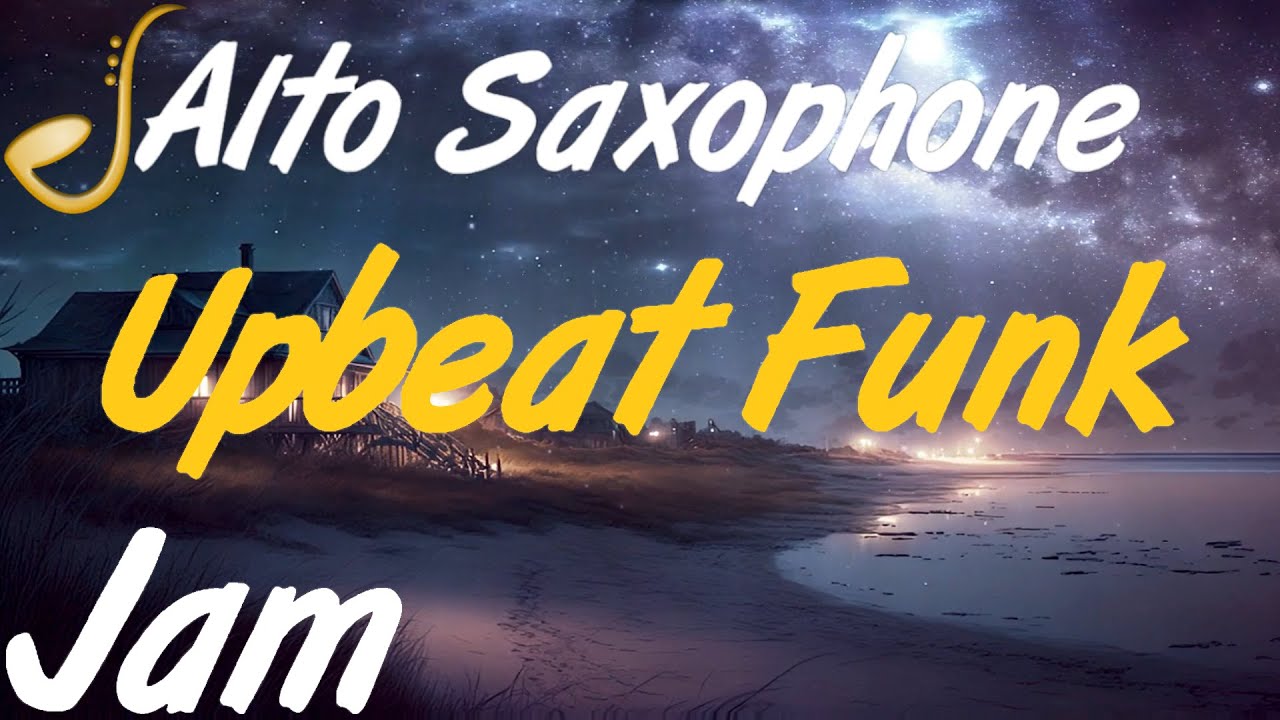 Upbeat Funk Alto Saxophone Backing Track Jam in E Minor | Improvisation ...