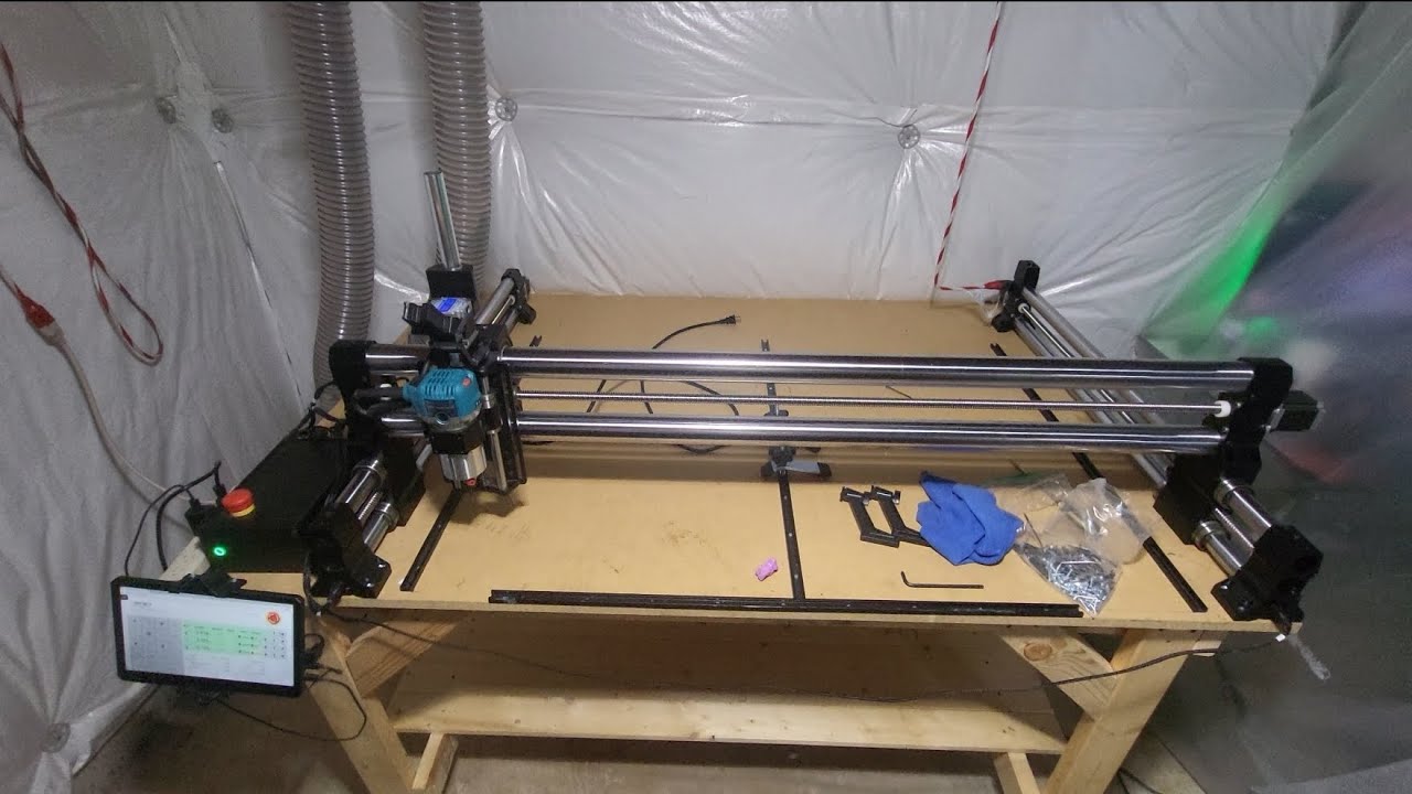 My OneFinity journeyman x50 CNC machine installed #signs #signshop # ...