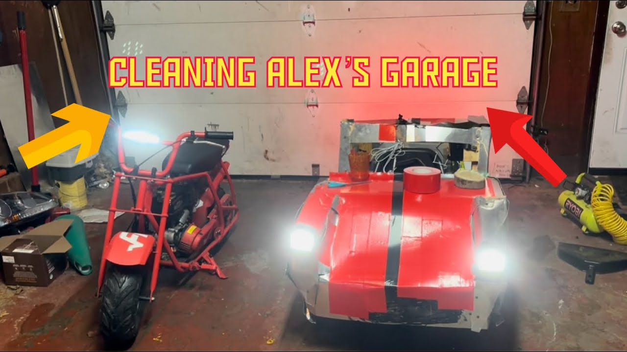 Come clean Alex’s hoarded garage because he loves cars and engines ...