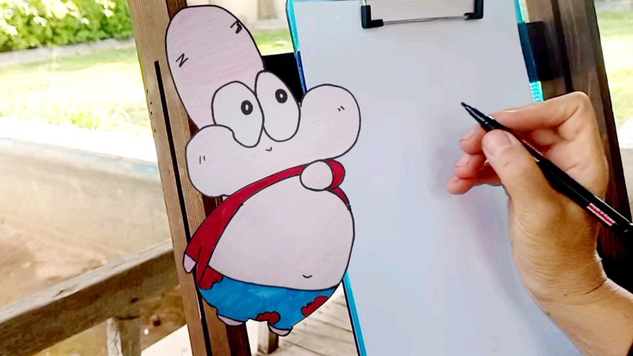 Creating a Charming Cartoon: Drawing a Cute and Lovely Chubby Boy ...
