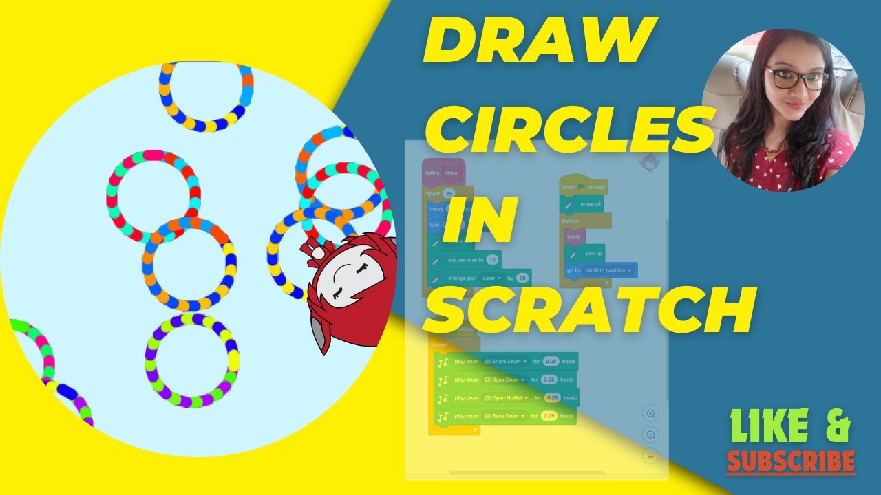 Draw Circles, Play Sounds & Build Your Own Blocks in Scratch! - YouTube