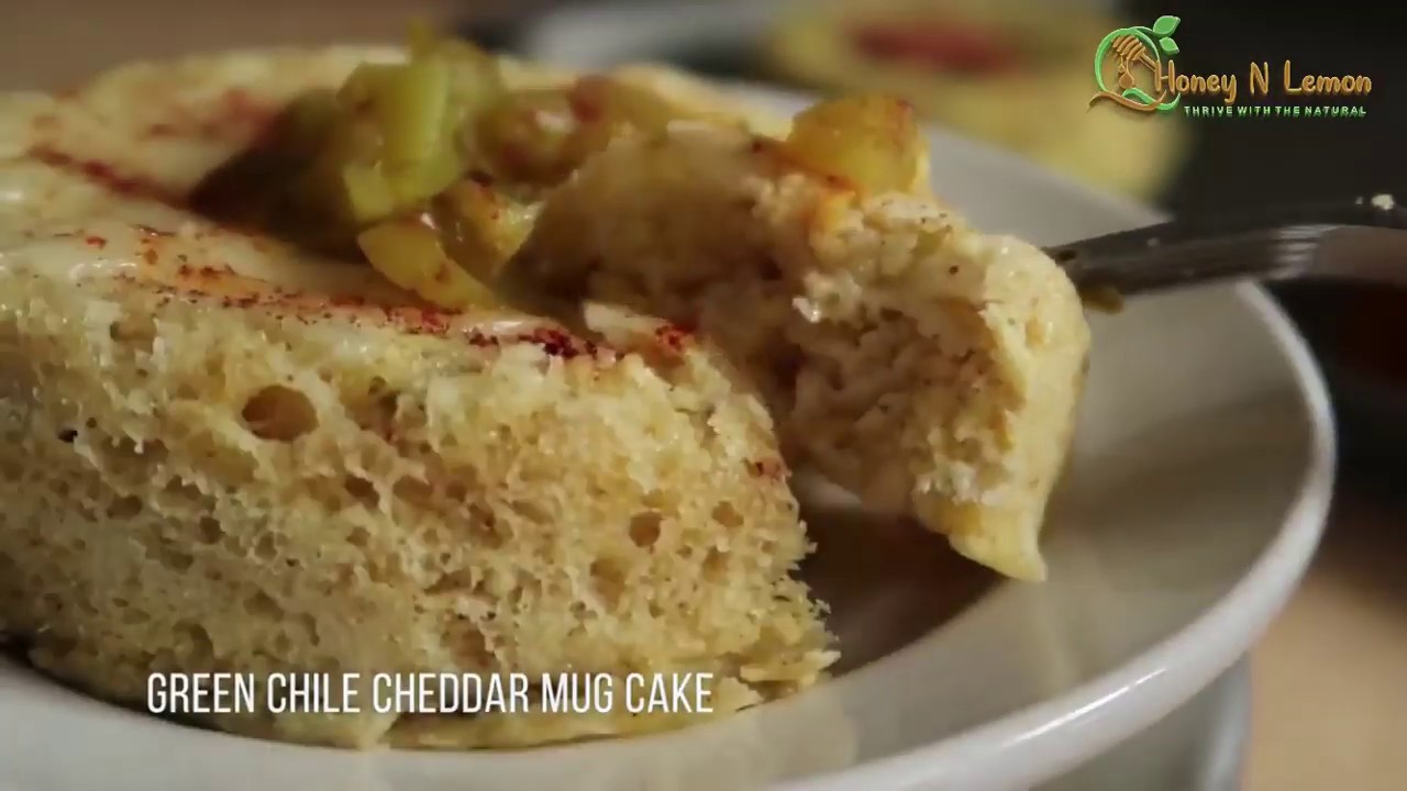 Green Chili Cheddar Mug Cake - YouTube