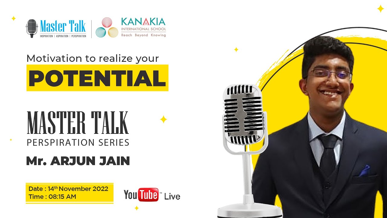 Master Talk Perspiration Series with Mr. Arjun Jain - YouTube