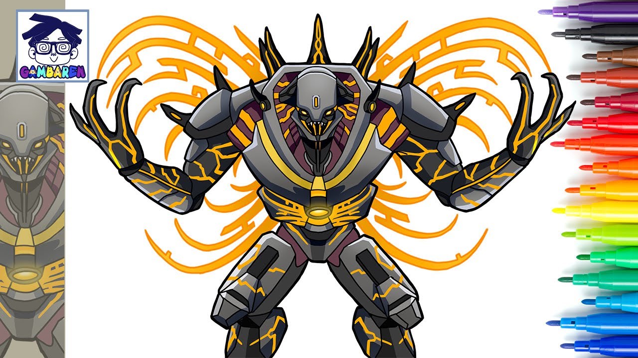Cara Menggambar New Tri Titan Tridian Yellow Version Skibidi Toilet ...