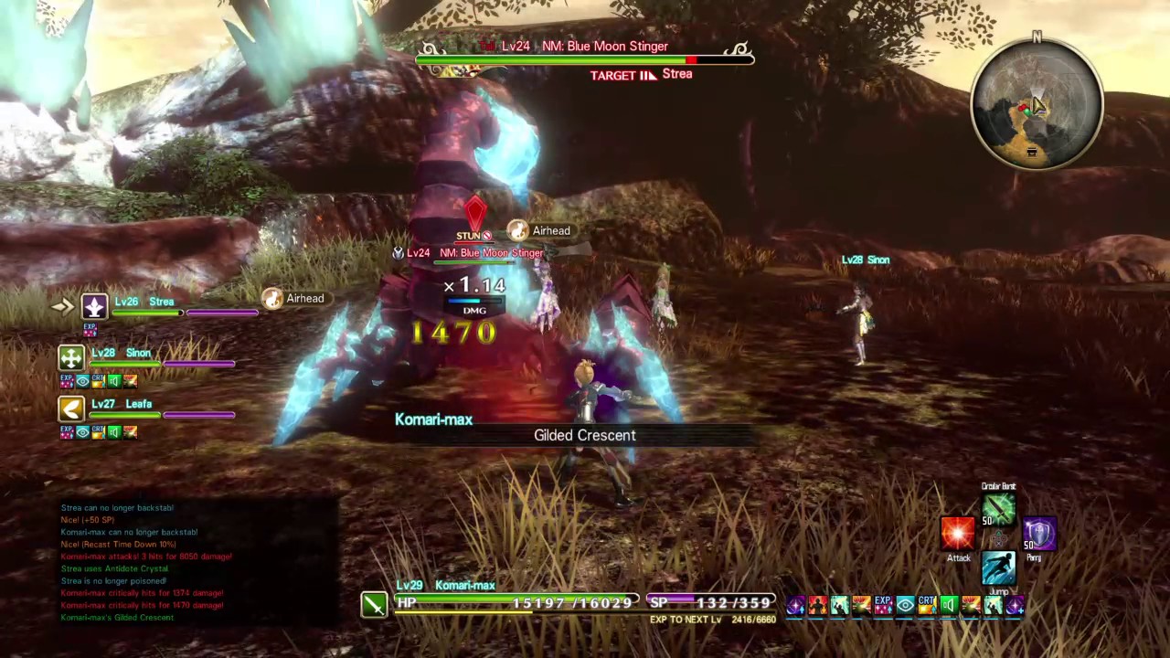 SWORD ART ONLINE: Hollow Realization Backstab Crit Buff Test - YouTube