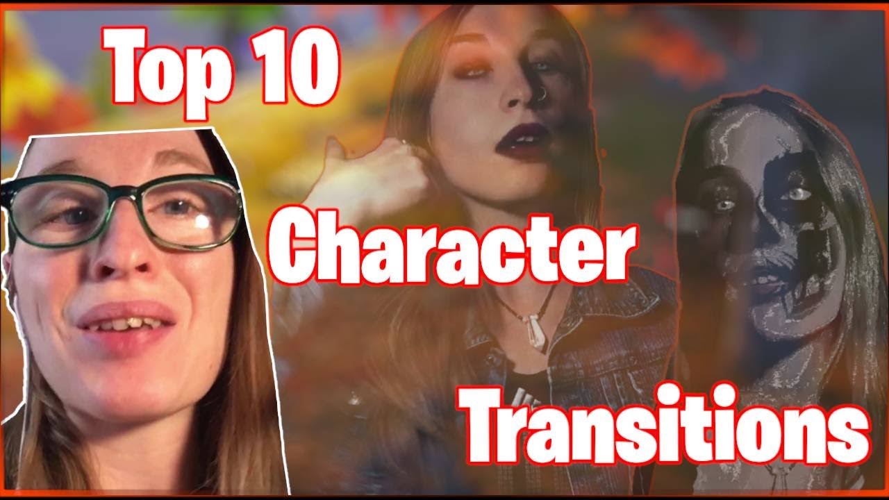 {Top 10}: Character Transitions - YouTube
