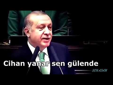Erddogan yenede menali sozleri ile hamini aglatdi