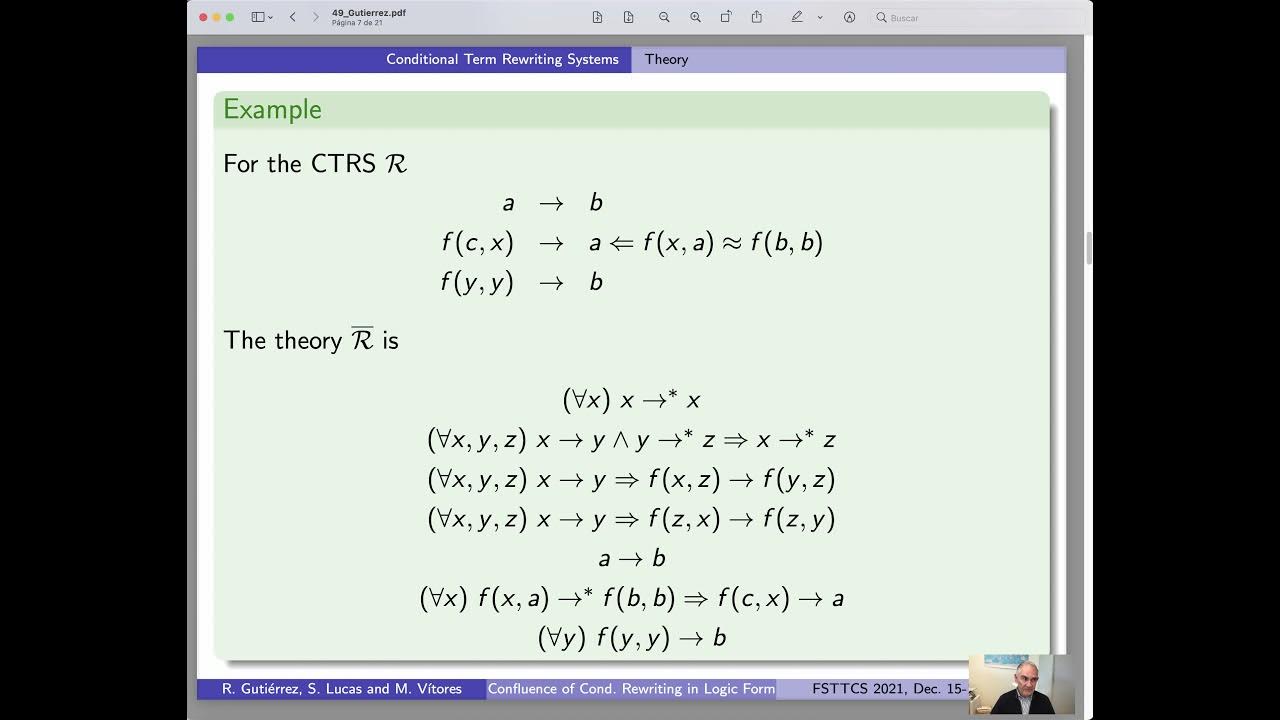 Confluence of Conditional Rewriting in Logic Form - YouTube