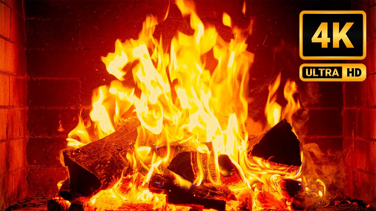 🔥Peaceful Fireplace Ambience Jazz Music. Fireside Retreat for ...