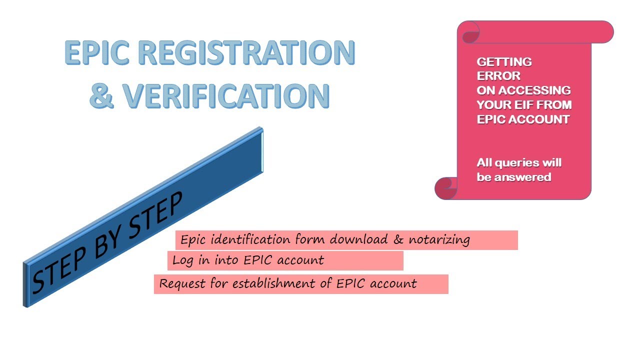 EPIC VERIFICATION PROCESS | Step 3 - YouTube