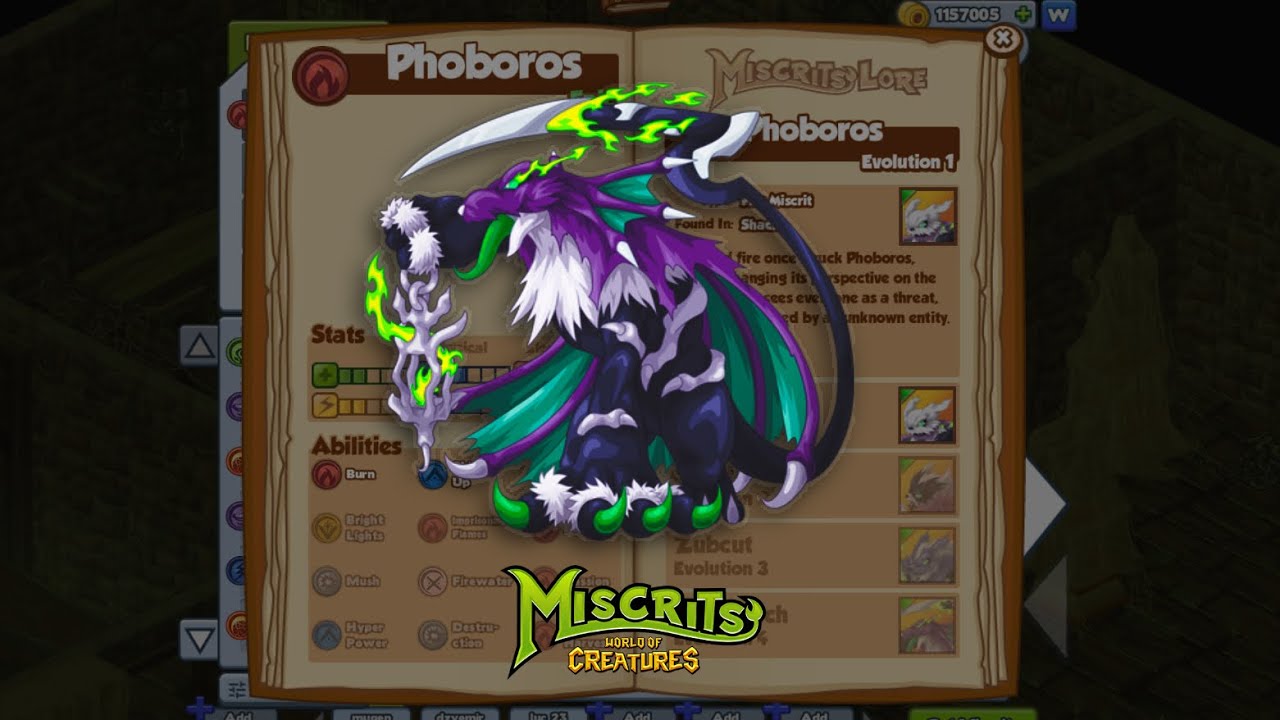 NEW EPIC!! Miscrits WoC: PHOBOROS | First Look - YouTube
