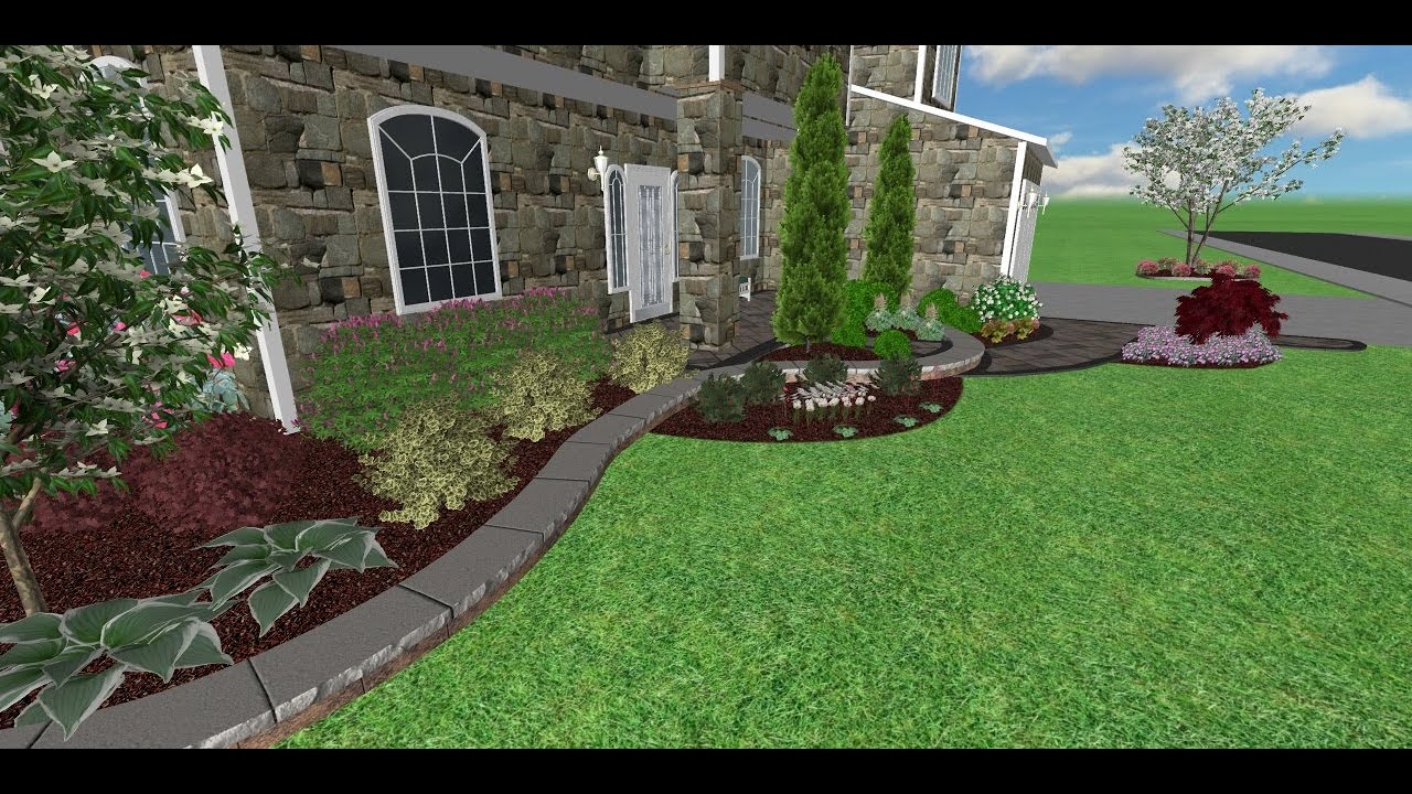 3D HARDSCAPE DESIGN " In the process of design" - YouTube