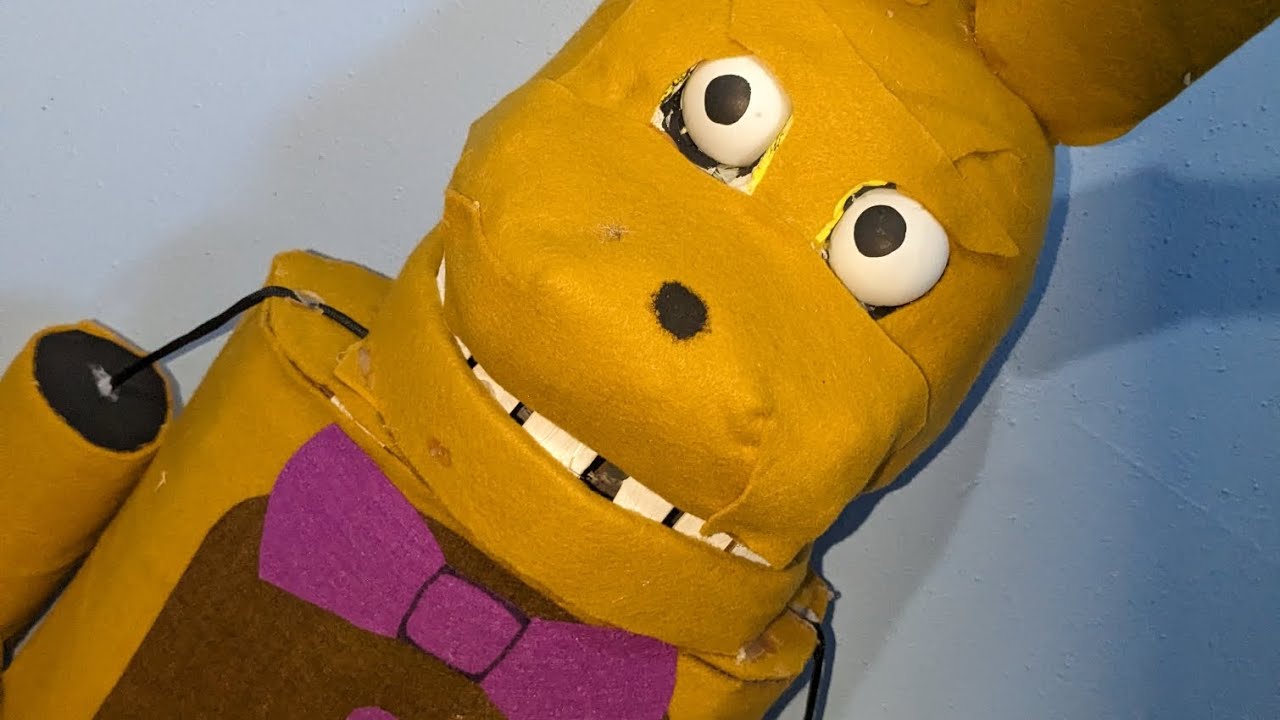 making FredBear from FNAF A Golden Past - YouTube