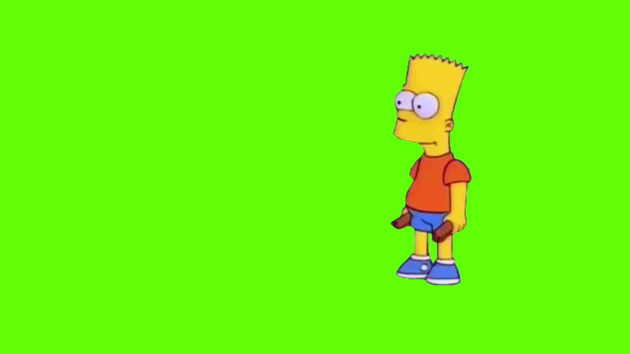 Bart Hits Homer With Chair FUNNY GREEN SCREEN - YouTube