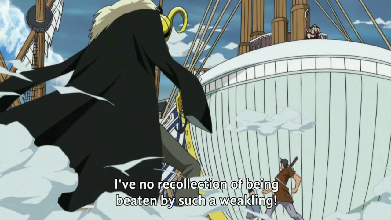 Crocodile is angry on whitebeard (English Sub) - YouTube