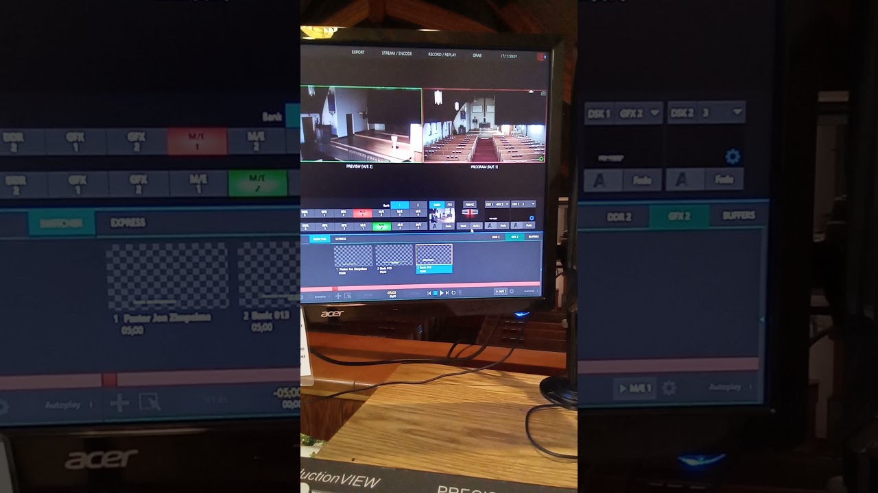 how to use tricaster mini graphics 2 keyer - YouTube