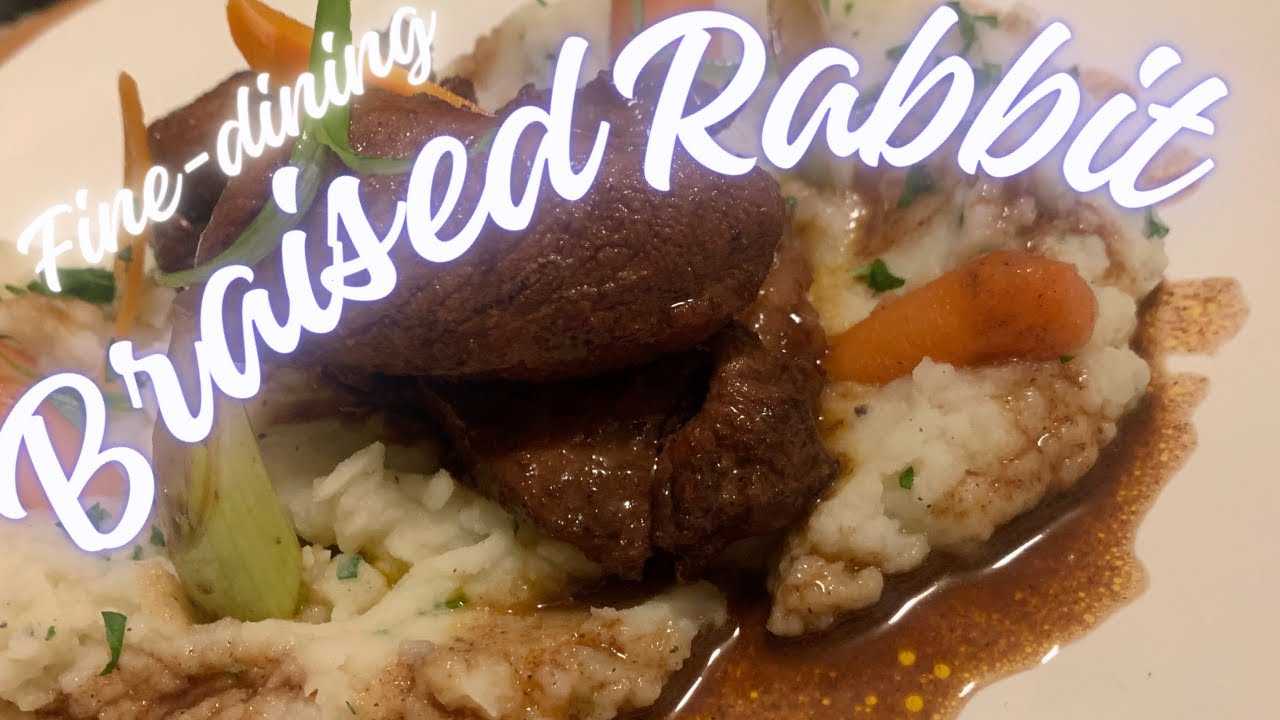 Fine Dining At Home: Amazing Braised Rabbit with red wine, carrots ...