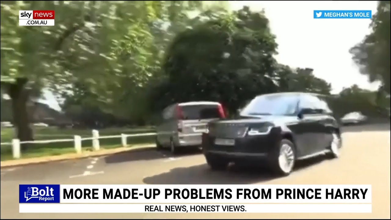 'Laughable': Video of paparazzi incident which put Prince Harry's life ...