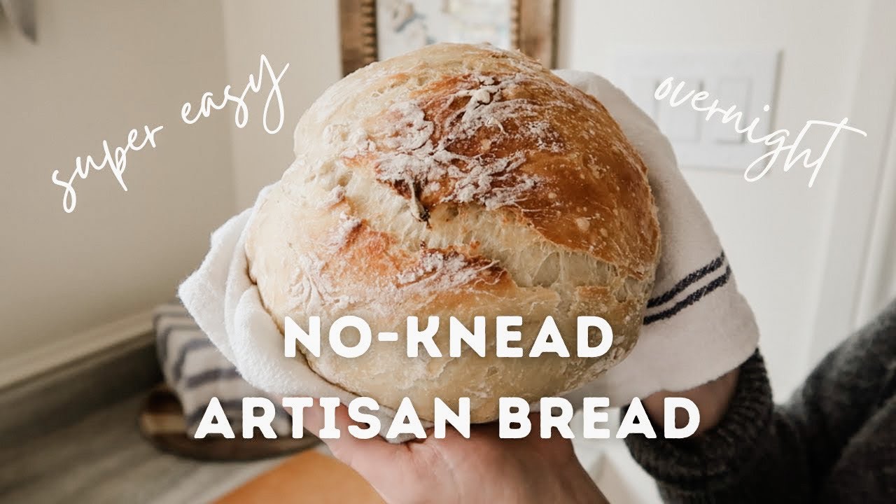 BEYOND EASY NO KNEAD BREAD | Overnight Bread Recipe & Tutorial ...