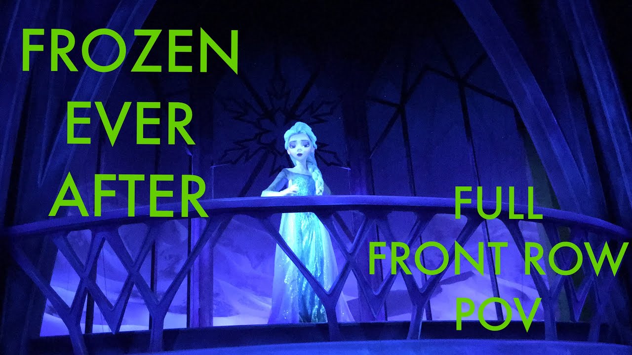 Frozen Ever After Front Row POV Opening Day Full Ride Through at Epcot ...