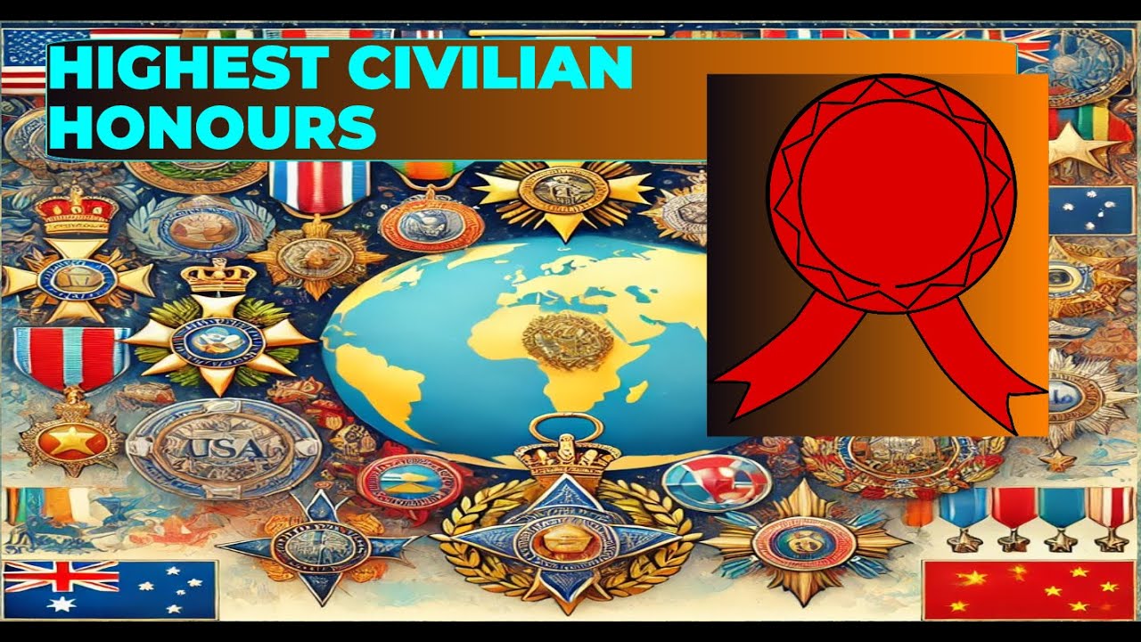 Top 15 Highest Civilian Honors Around the World #awards - YouTube
