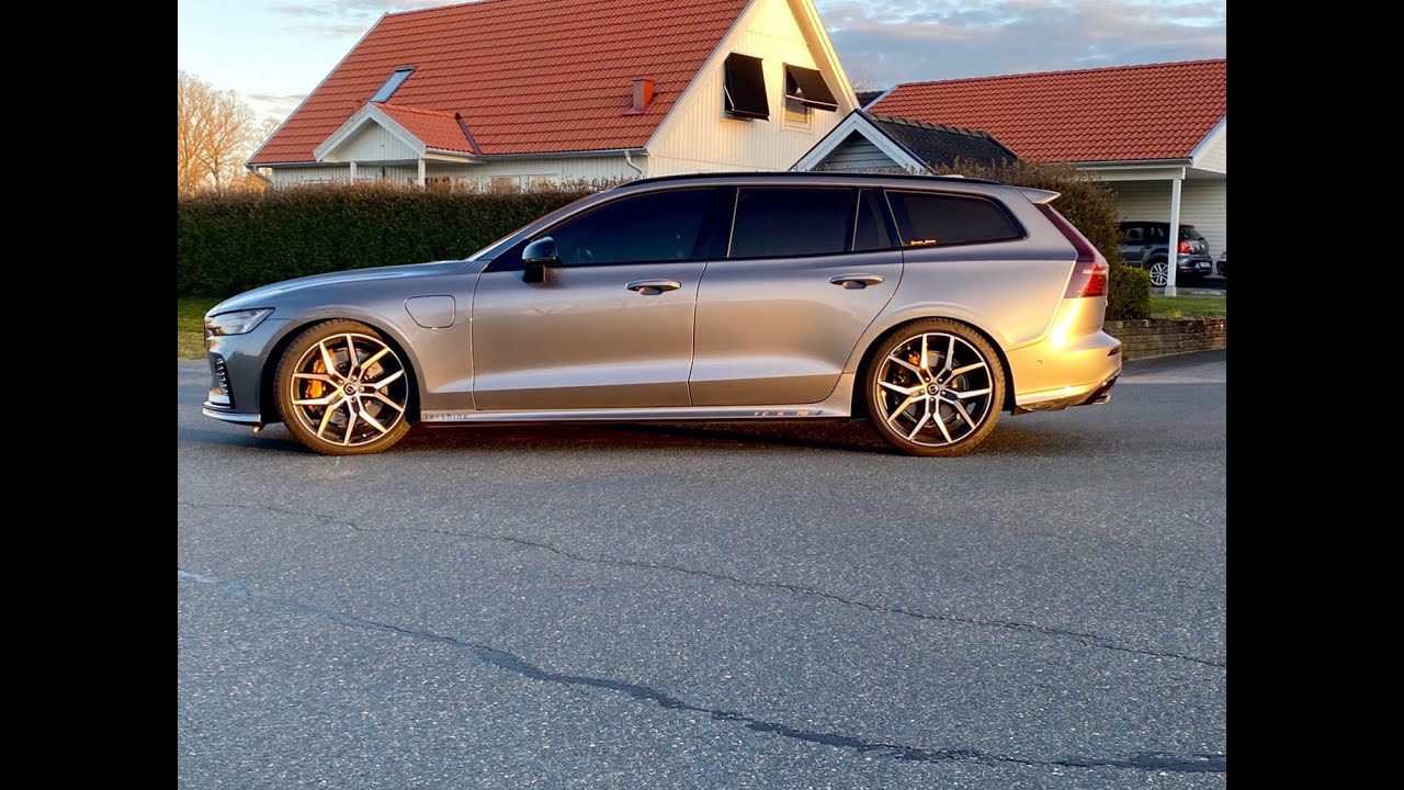 0-200km/h with my Lowered Volvo V60 T8 Polestar Engineered MY20 - YouTube