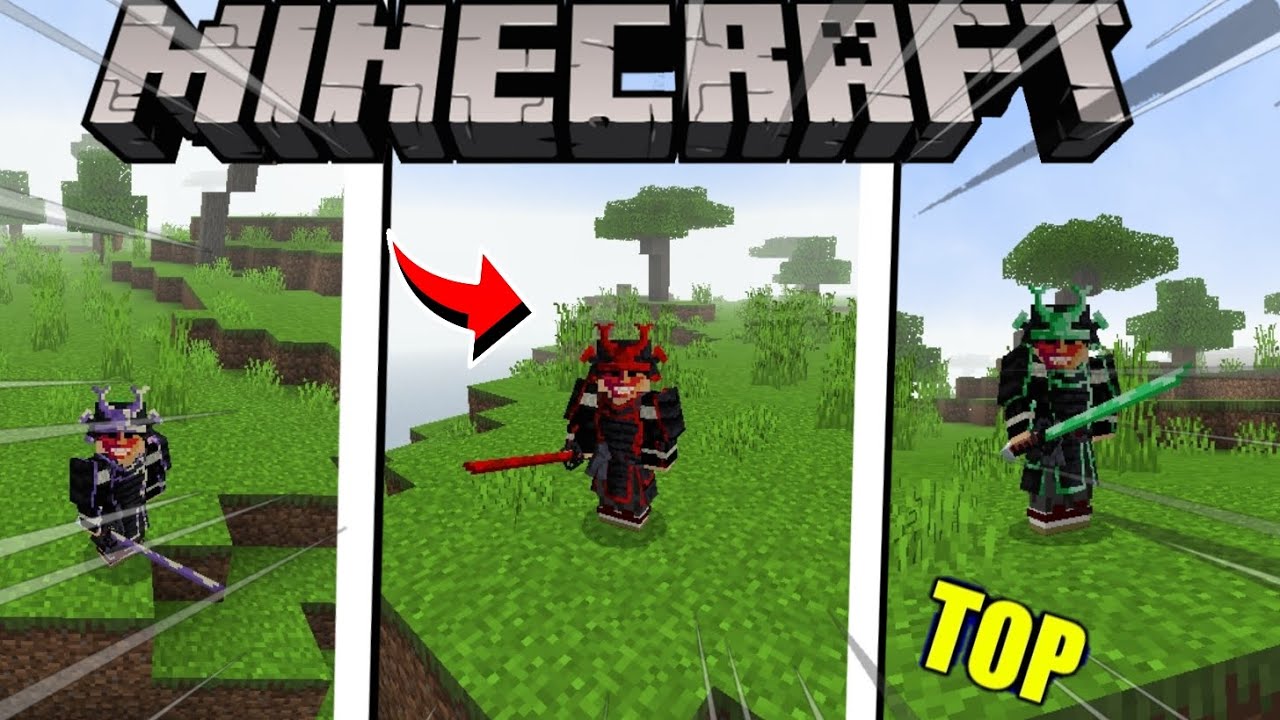 🔥SAIU A NOVA ADDON DE SAMURAI PARA O SEU MINECRAFT!!!! PE 1.20🔥 - YouTube
