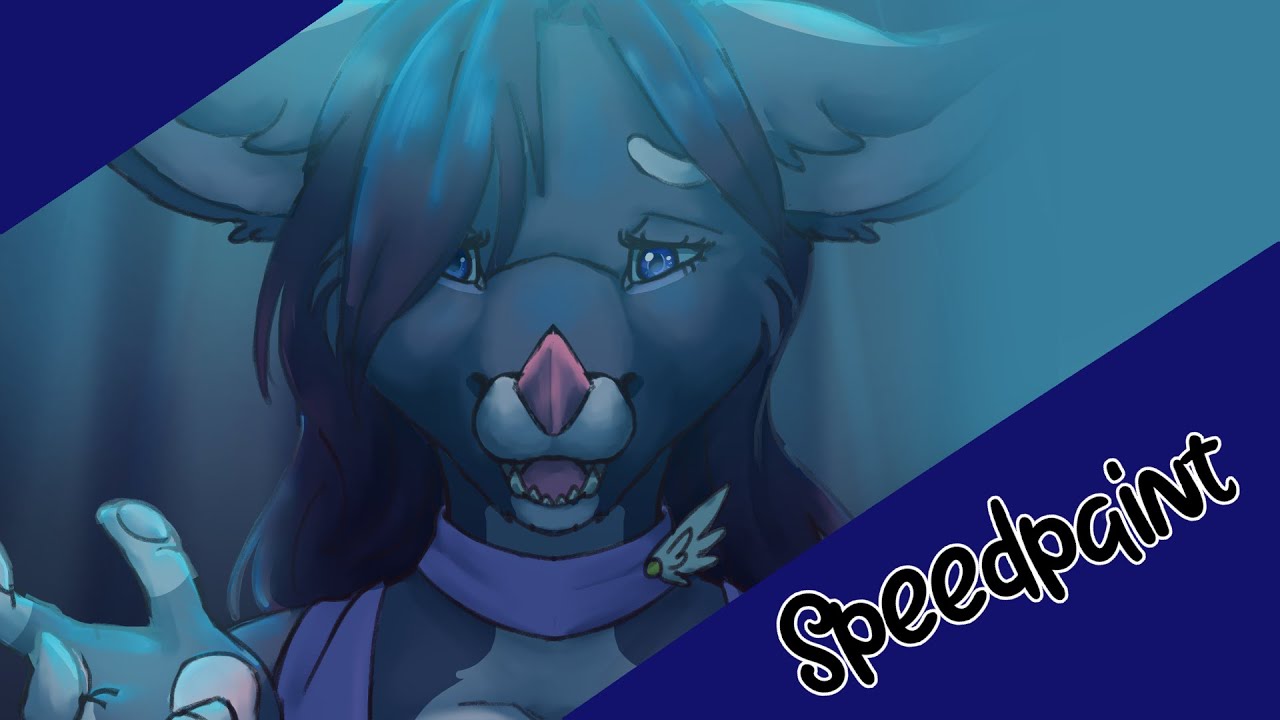Song in the Blue // Speedpaint - YouTube
