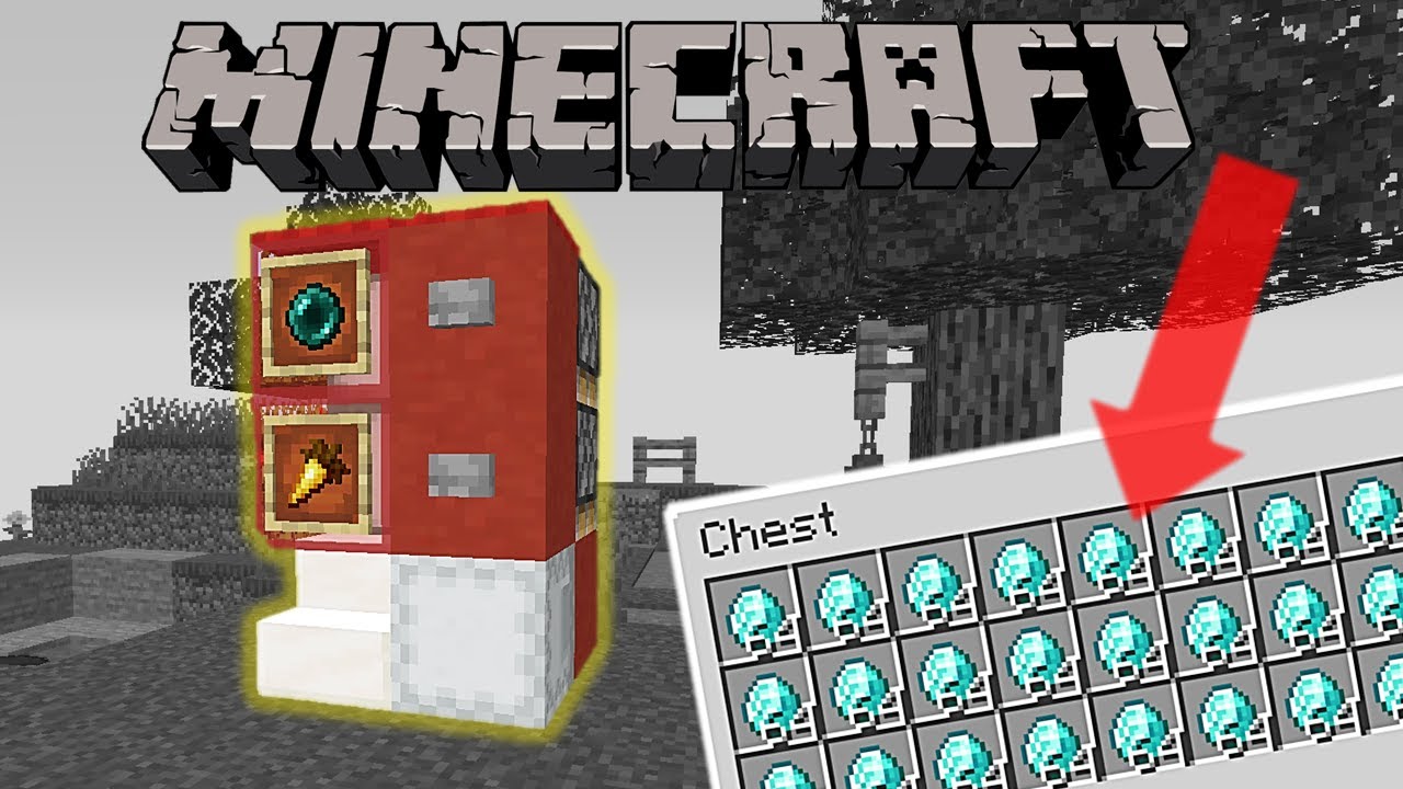 Working REALISTIC VENDING MACHINE in Minecraft (1.16.1) - YouTube