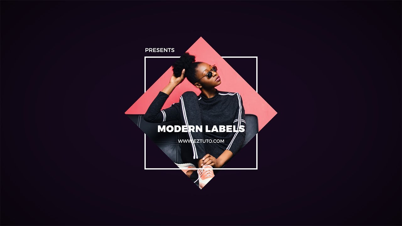 Modern Labels After Effects Template - YouTube