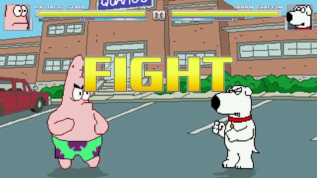 AN Mugen Request #1091: Patrick VS Brian Griffin - YouTube