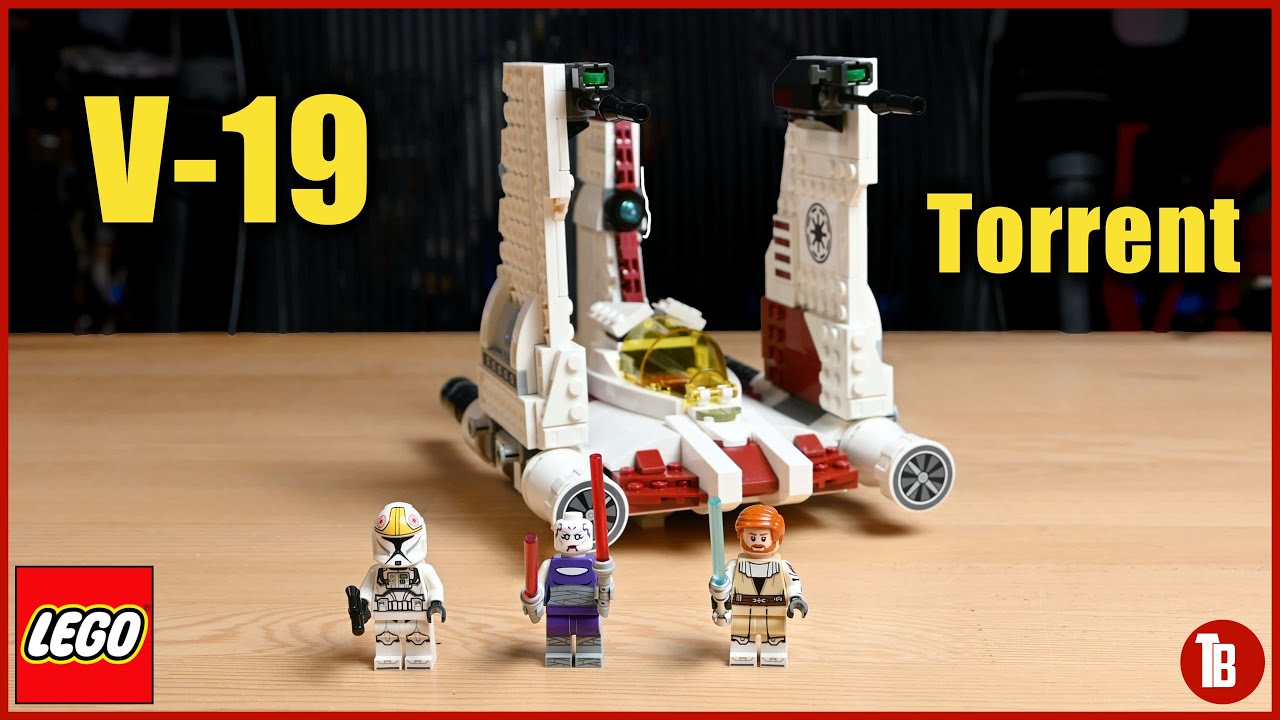 Todos los detalles del V-19 Torrent de LEGO Star Wars 75432 - YouTube