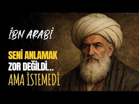 SENİ ANLAMAK ZOR DEĞİLDİ… İSTEMEDİ - İBN ARABİ