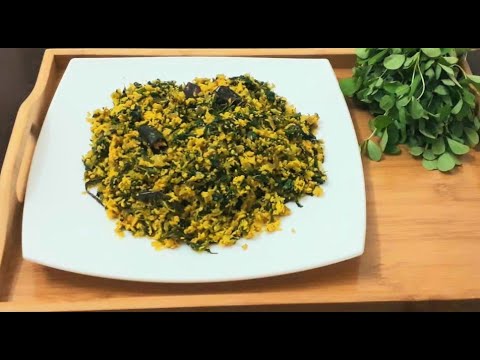 Uluva ila mutta thoran | Fenugreek leaves egg stir fry | Methi leaves ...