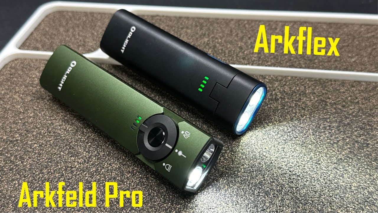 Olight Arkfeld Pro & ArkFlex - Overviews - YouTube