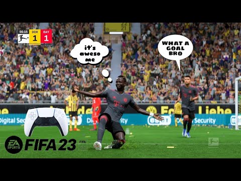 FIFA 23 PS5™ Gameplay- Sadio Mane Goal score and celebration | 4K ...