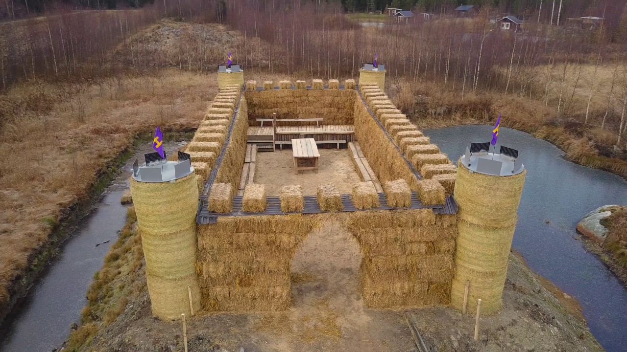 Huitun linna - olkilinna - straw castle - Tyllijoki, Laihia, Finland ...