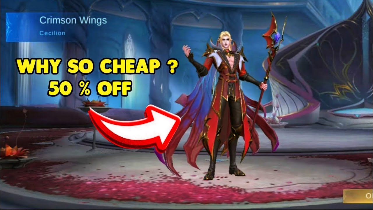 DRAW CECILION COLLECTOR CRIMSON WINGS SKIN AT 50% OFF || GUIDE FOR ...