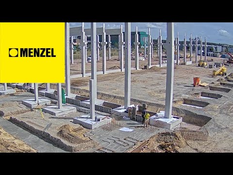 17 months in fast motion - Menzel's new electric motor factory in Hennigsdorf near Berlin